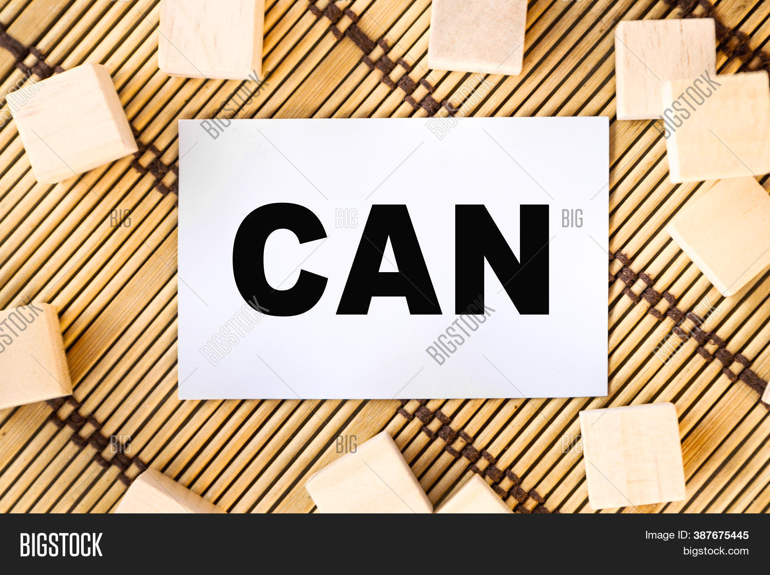 Can Word On Wooden Image & Photo (Free Trial) | Bigstock