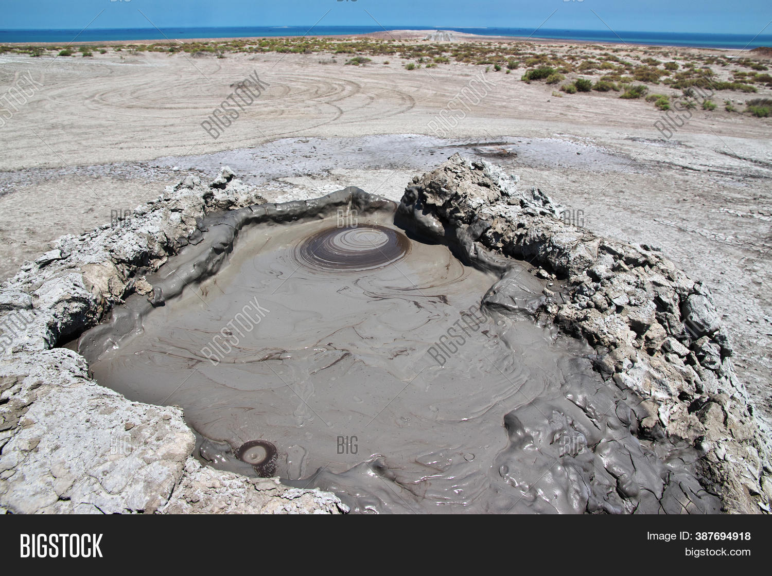 Valley Mud Volcanoes Image & Photo (Free Trial) | Bigstock