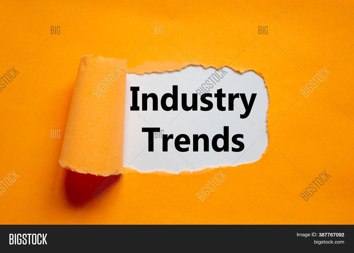 Words 'industry Trends Image & Photo (Free Trial) | Bigstock