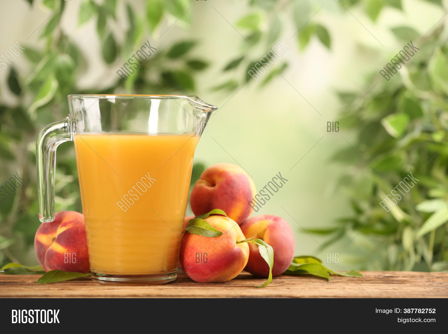Natural Peach Juice Image & Photo (Free Trial) | Bigstock