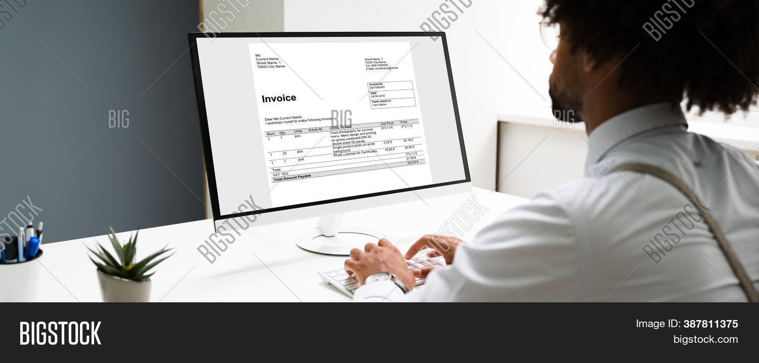 Electronic Invoice Image & Photo (Free Trial) | Bigstock