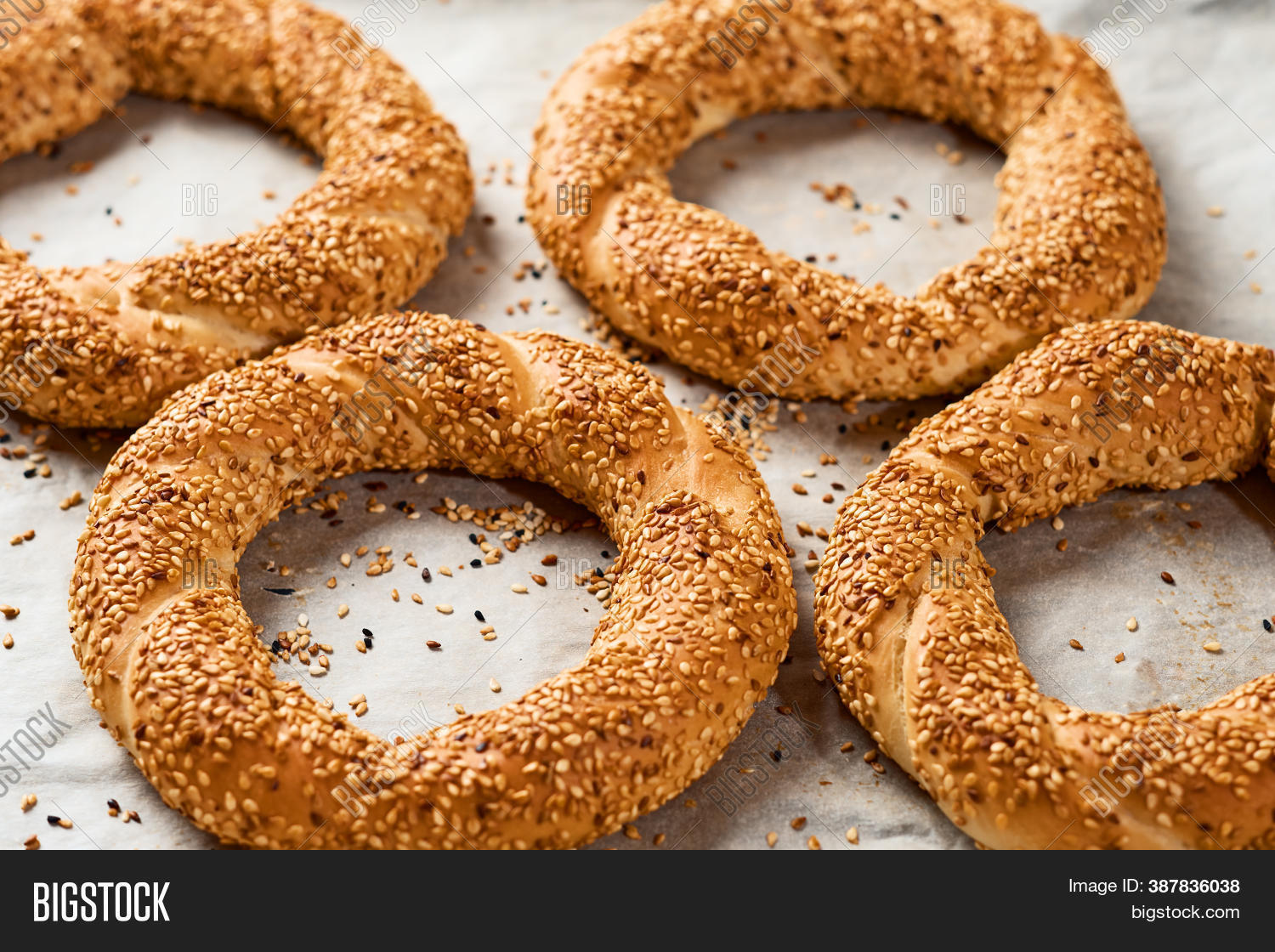 Freshly Baked Simit On Image & Photo (Free Trial) | Bigstock