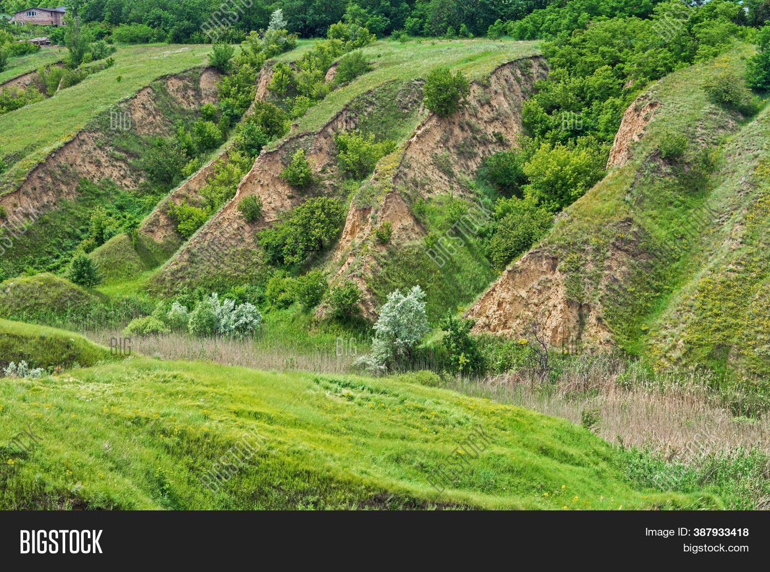 Ravines. Erosion Image & Photo (Free Trial) | Bigstock