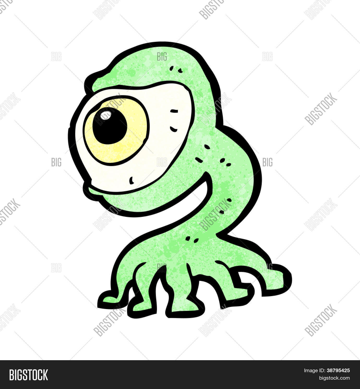 Cartoon Gross Alien Vector & Photo (Free Trial) | Bigstock