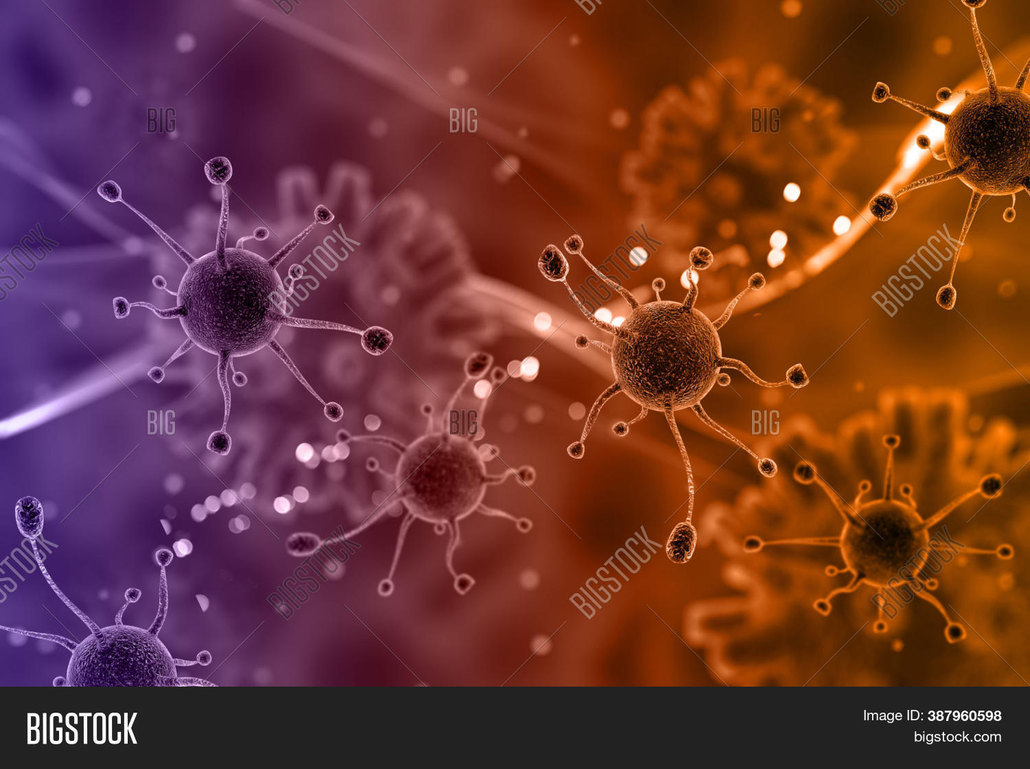 Close- Virus Cells Image & Photo (Free Trial) | Bigstock