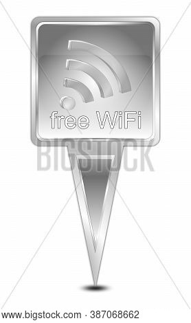 Silver Map Pointer Image & Photo (Free Trial) | Bigstock