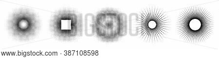 Set Simple Halftones Vector & Photo (Free Trial) | Bigstock