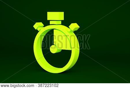 Yellow Stopwatch Icon Image & Photo (Free Trial) | Bigstock
