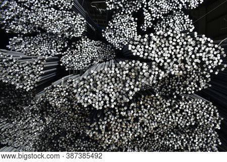 Rows Steel Rod Storage Image & Photo (Free Trial) | Bigstock