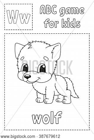 Letter W Wolf. Abc Vector & Photo (Free Trial) | Bigstock