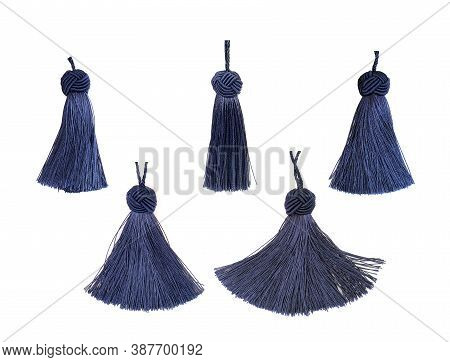 Set Blue Silk Tassels Image & Photo (Free Trial) | Bigstock