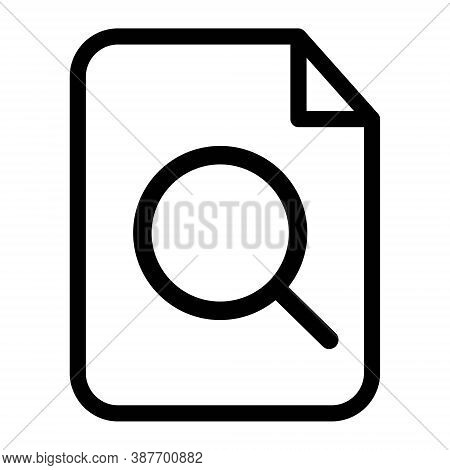 Document Search Icon Vector & Photo (Free Trial) | Bigstock