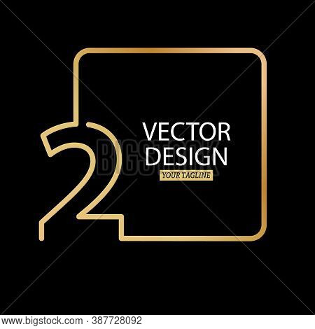Stylized Number 2 Vector & Photo (Free Trial) | Bigstock