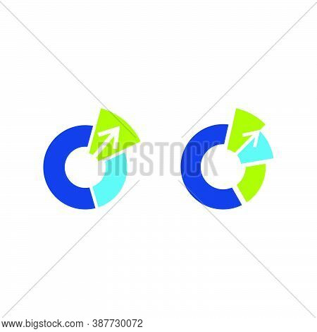 Logo Pie Chart Shape Vector & Photo (Free Trial) | Bigstock