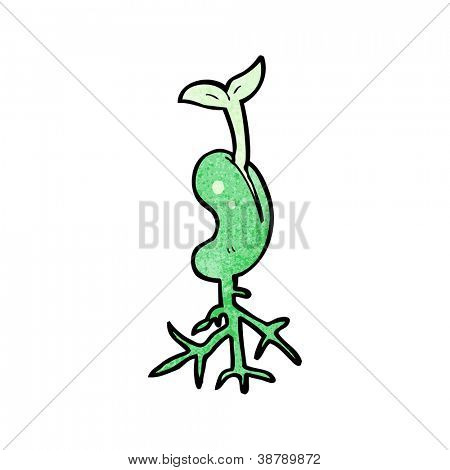 Cartoon Growing Seed Vector & Photo (Free Trial) | Bigstock