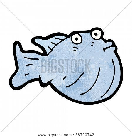 Fat Fish Cartoon Vector & Photo (Free Trial) | Bigstock