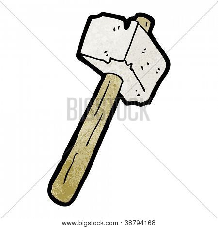 Stone Hammer Cartoon Vector & Photo (Free Trial) | Bigstock