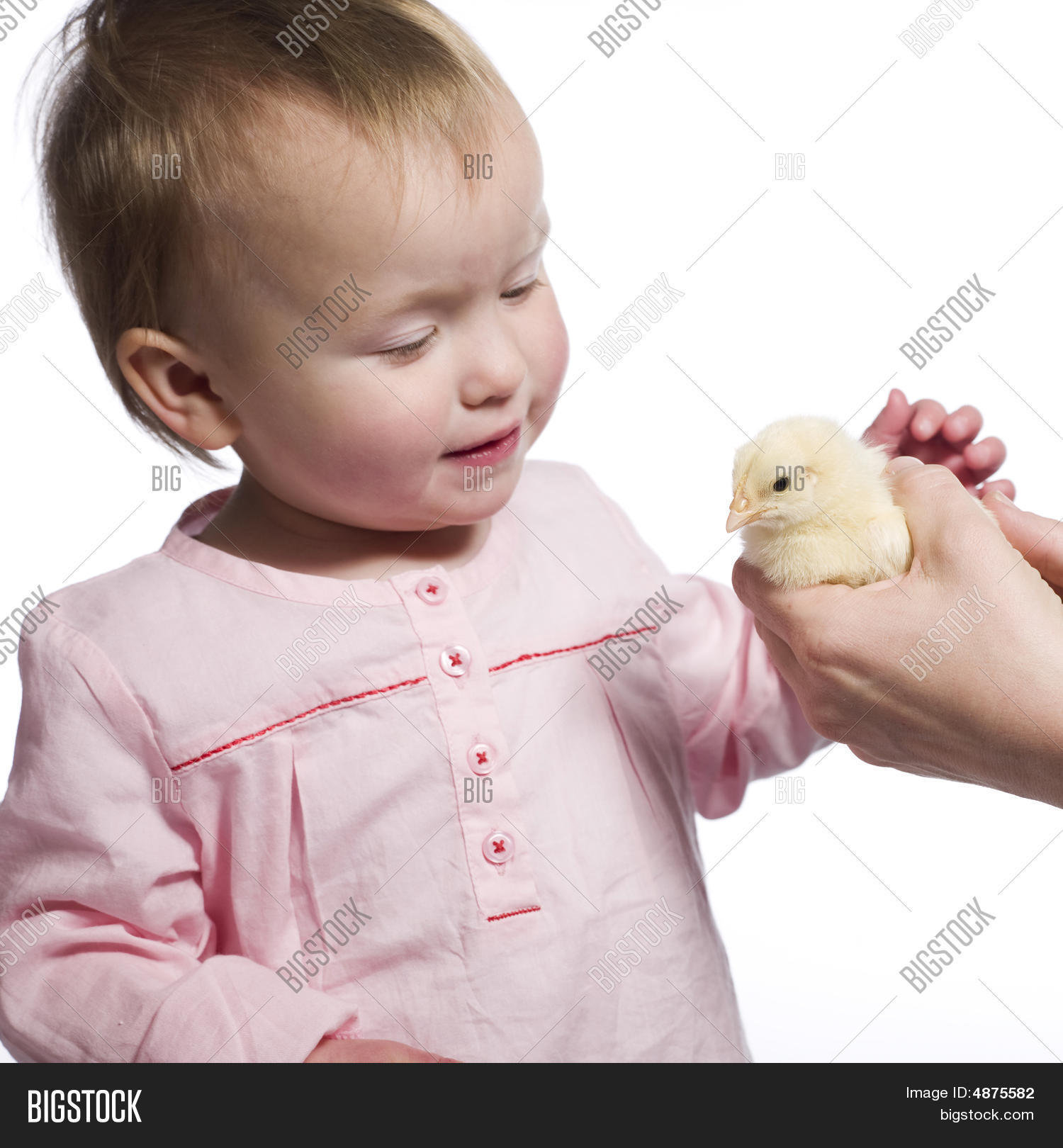 Toddler Caresses Baby Image & Photo (Free Trial) | Bigstock