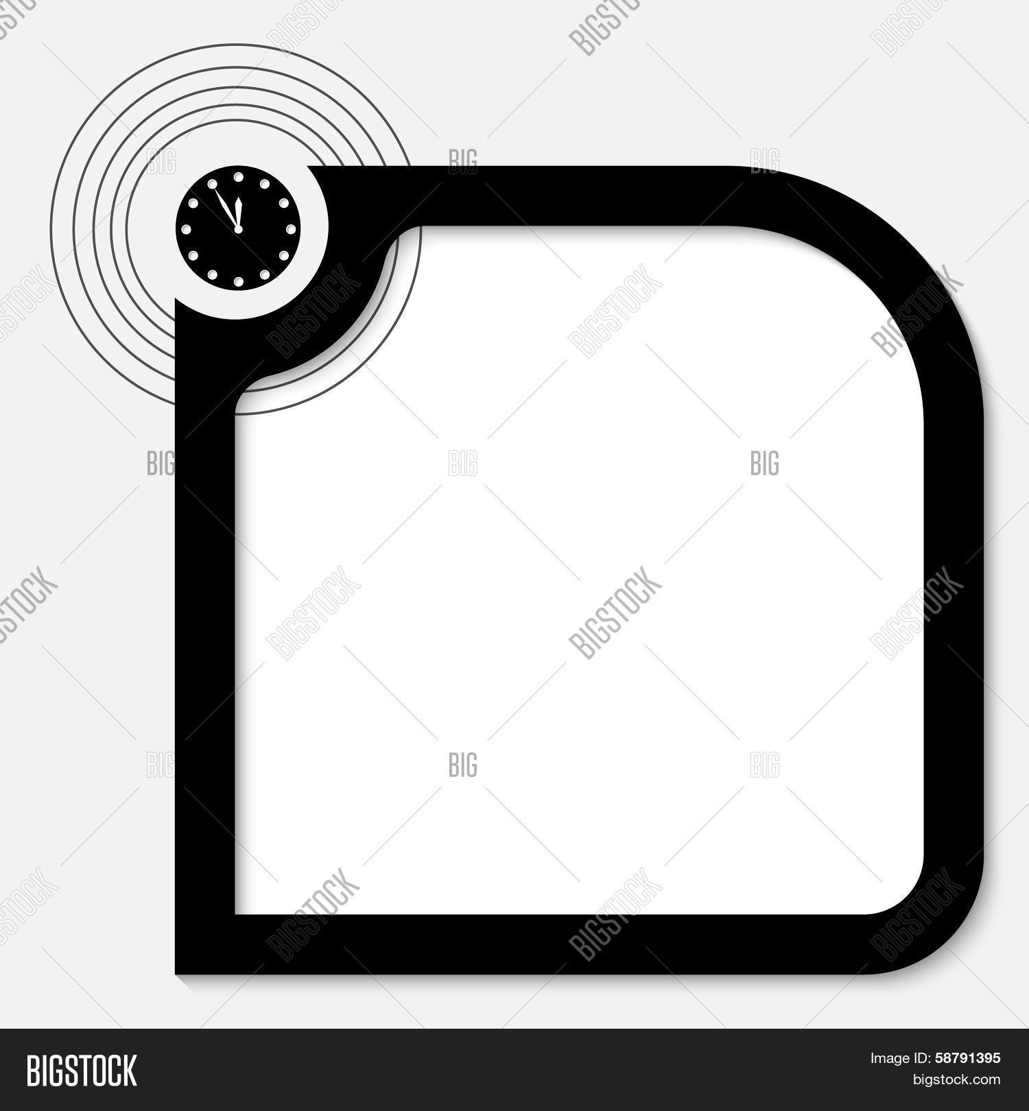 Black Vector Text Box Vector & Photo (Free Trial) | Bigstock