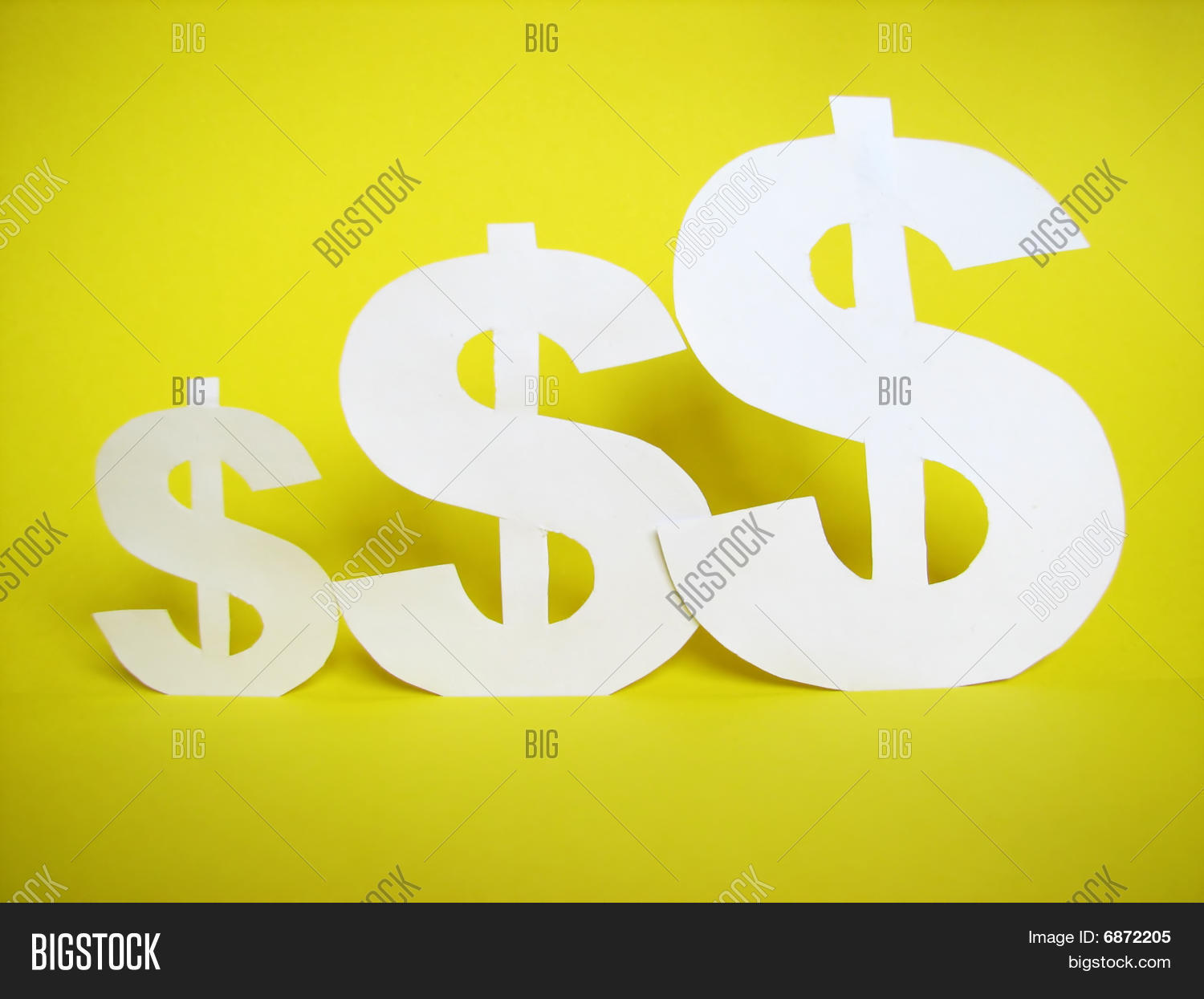 Us Dollar Sign Cut Image & Photo (Free Trial) | Bigstock