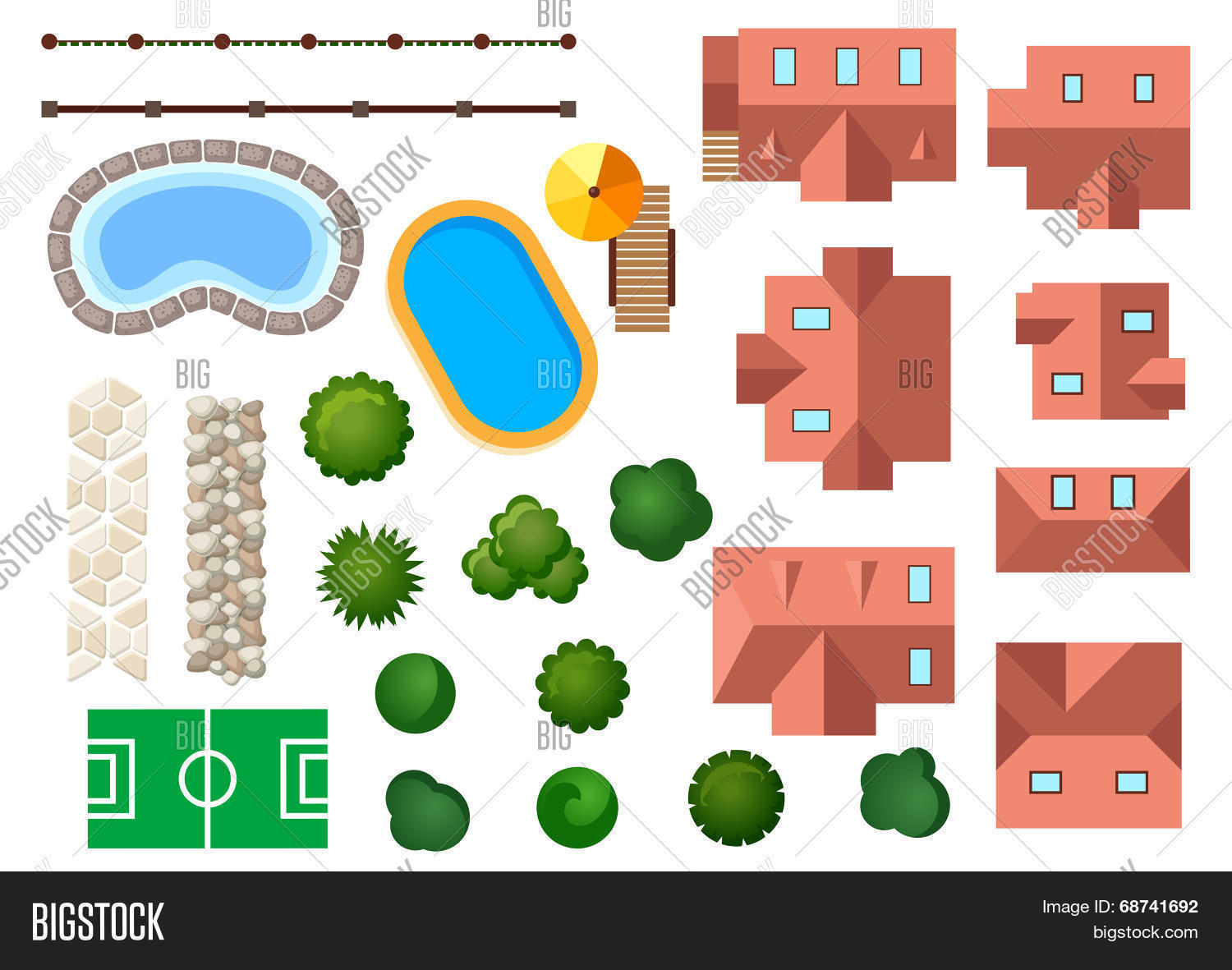 Landscape, Garden Vector & Photo (Free Trial) | Bigstock