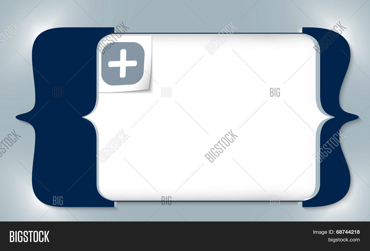 Blue Square Brackets Vector & Photo (Free Trial) | Bigstock