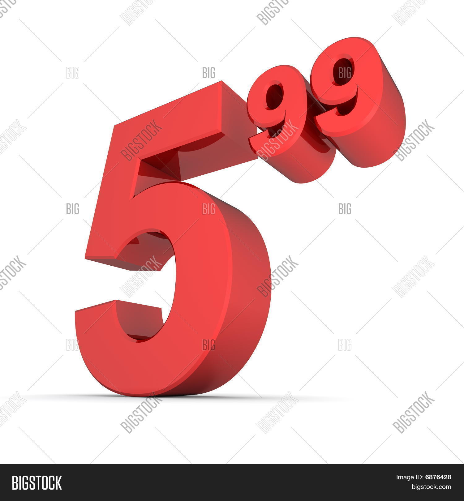 Solid Price Tag Number Image & Photo (Free Trial) | Bigstock