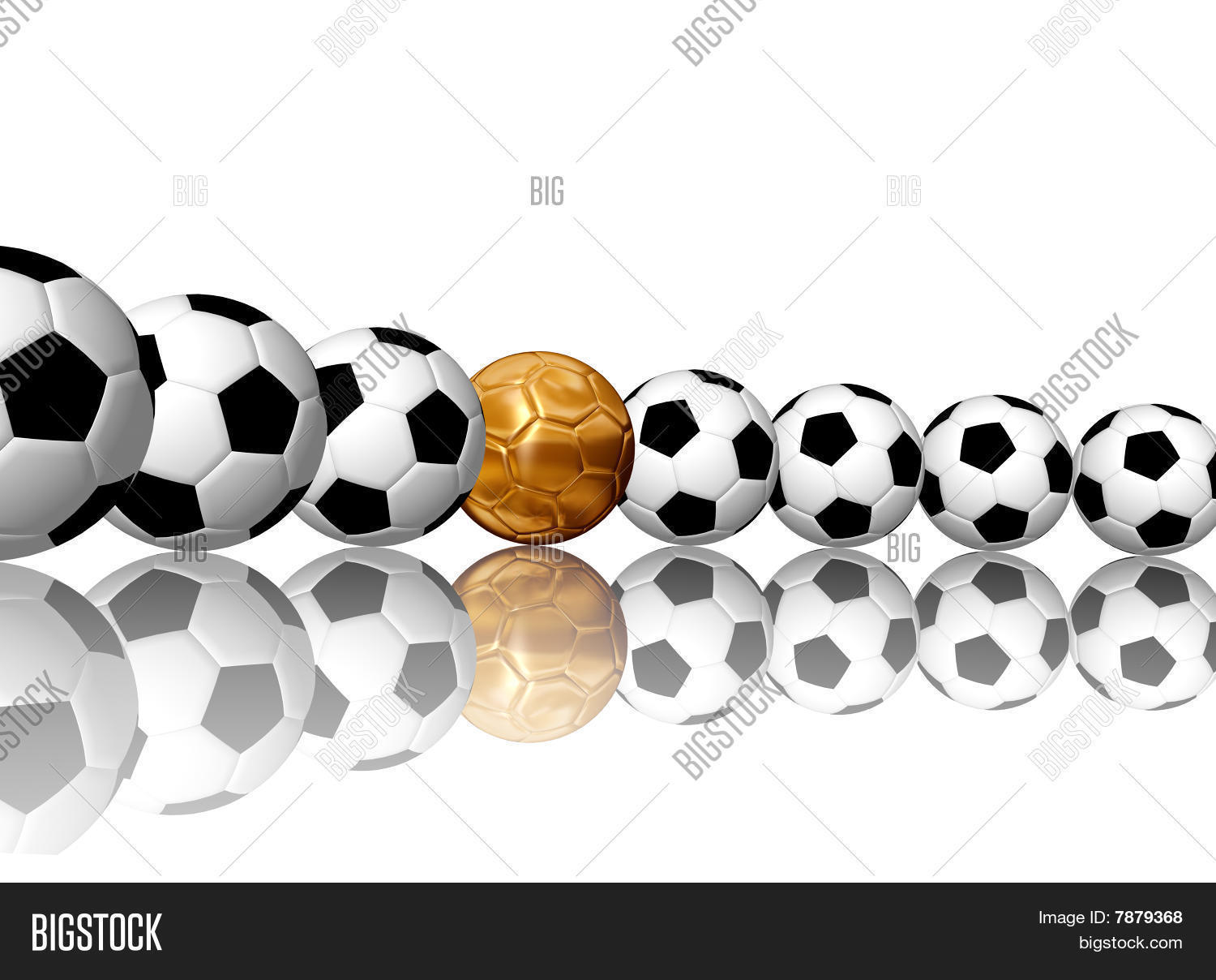 Soccer Balls Row Image & Photo (Free Trial) | Bigstock