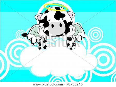 Baby Cow Angel Vector & Photo (Free Trial) | Bigstock