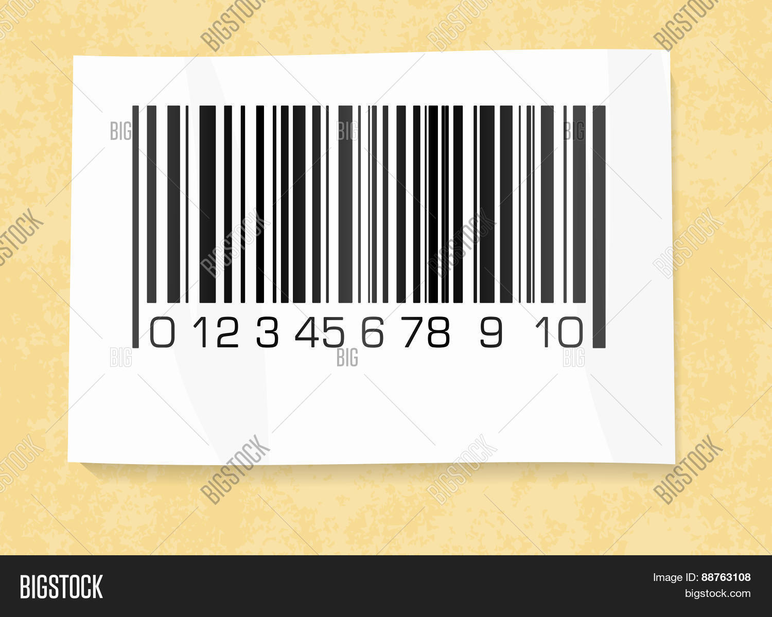Barcode Label On Vector & Photo (Free Trial) | Bigstock