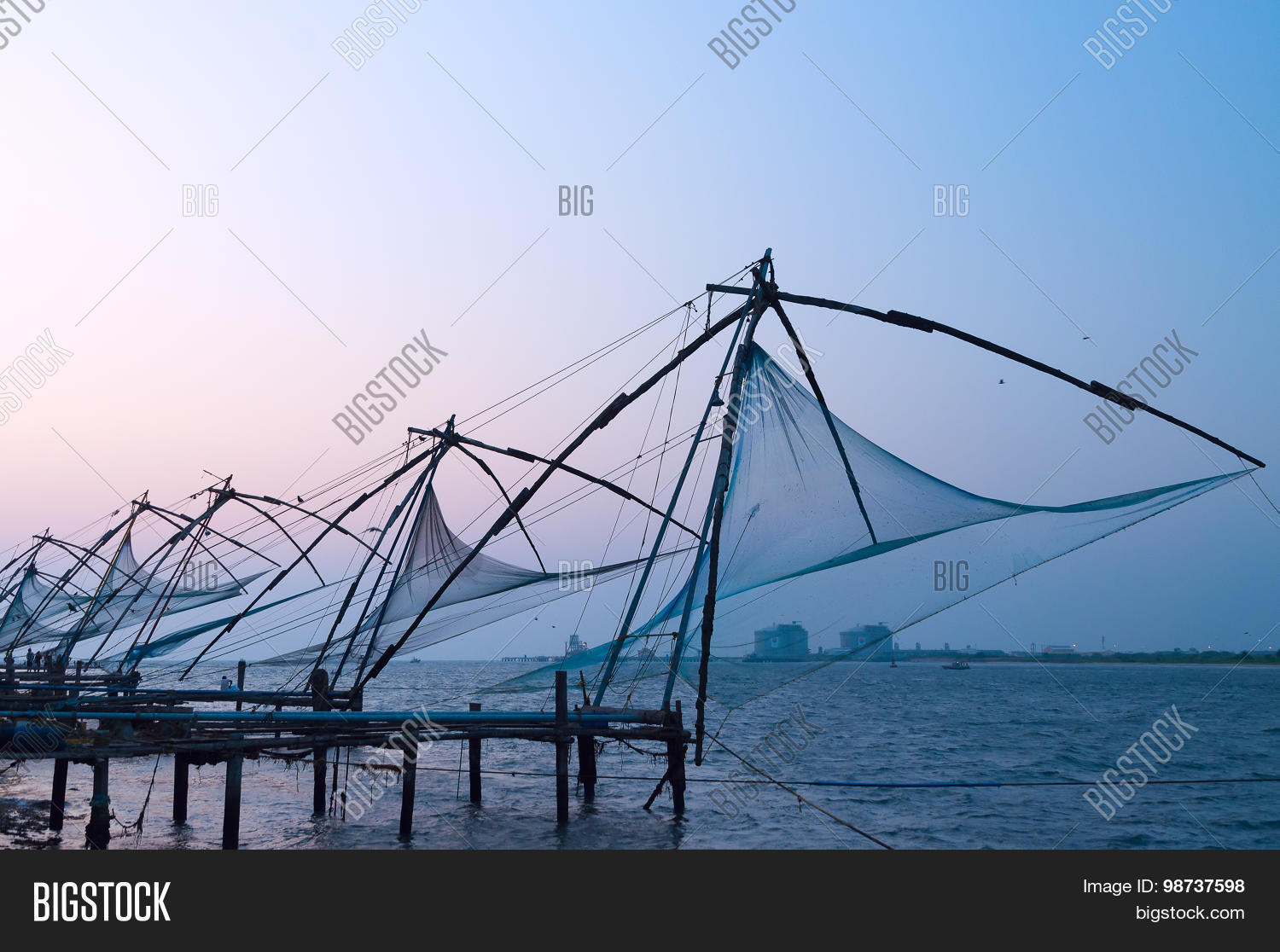 Chinese Fishing Nets Image & Photo (Free Trial) | Bigstock