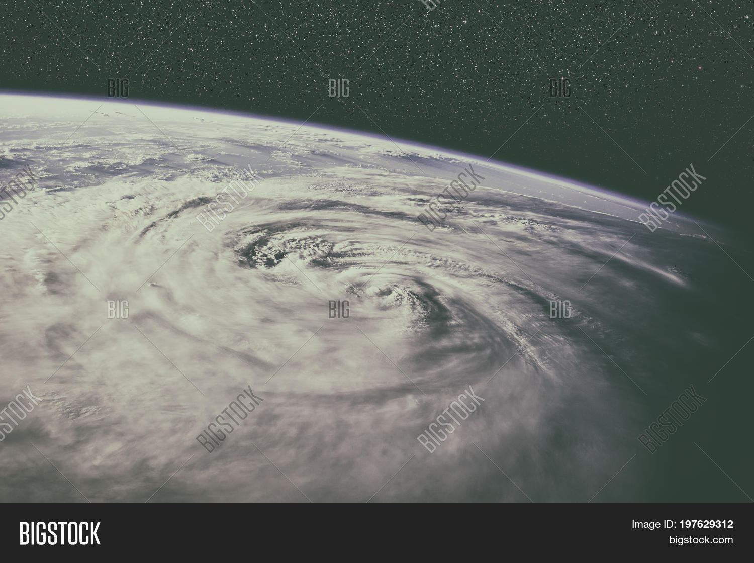 Typhoon Over Planet Image & Photo (Free Trial) | Bigstock