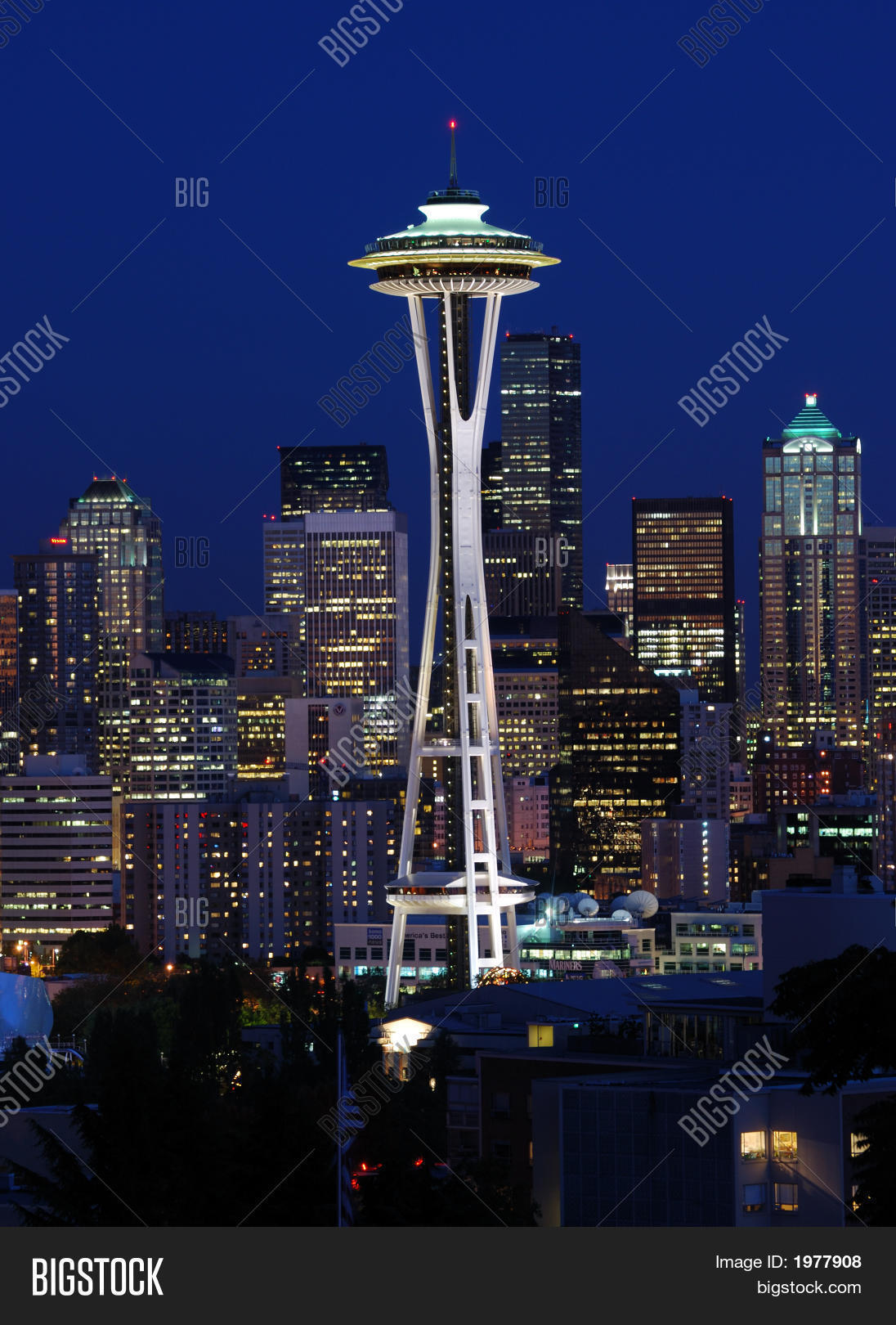 Night Seattle Image & Photo (Free Trial) | Bigstock