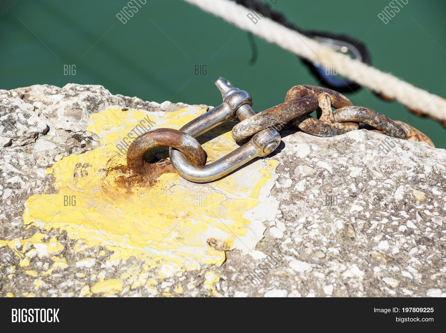 Rusty Metal Shackle On Image & Photo (Free Trial) | Bigstock