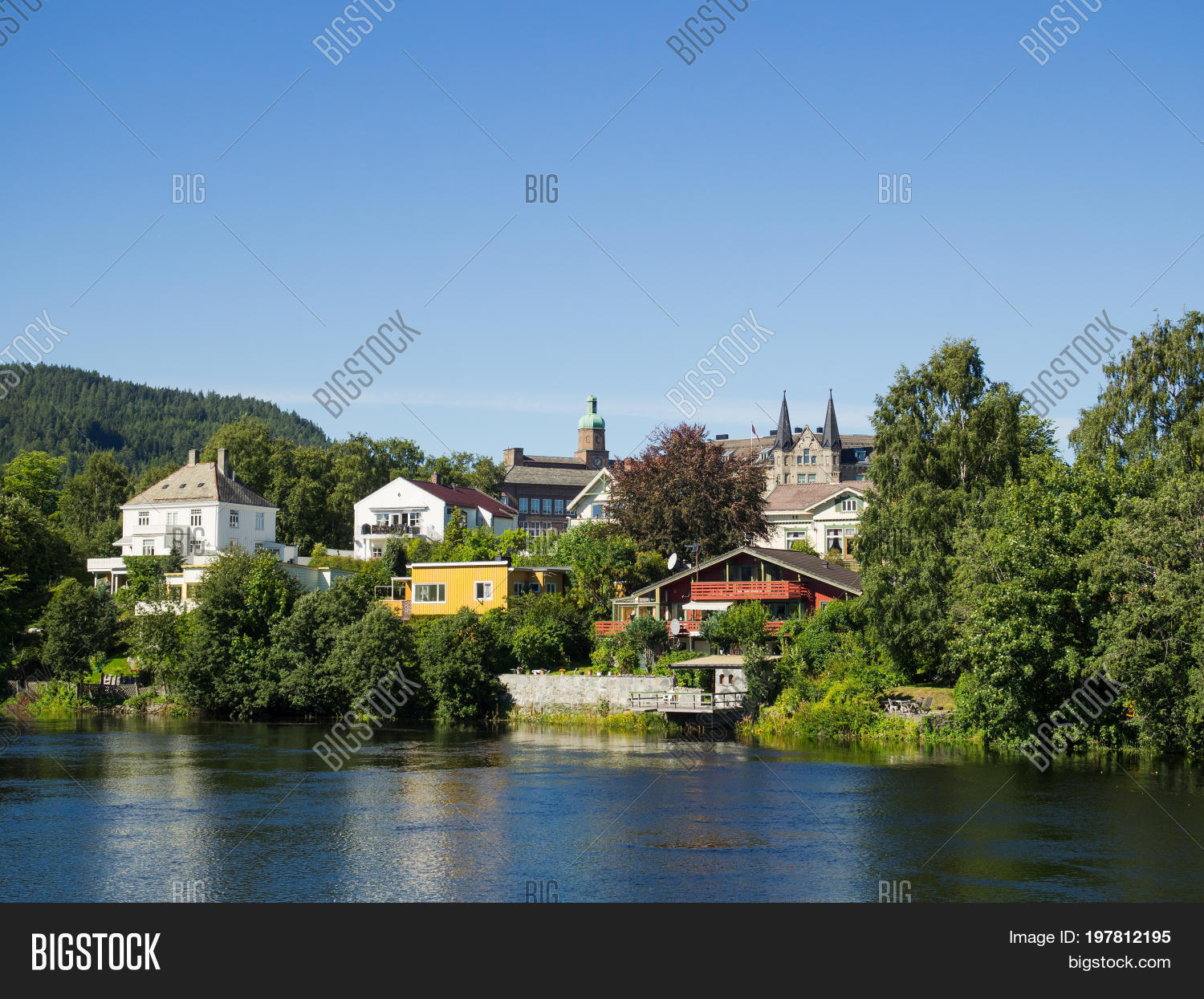Nidelven Nid River Image & Photo (Free Trial) | Bigstock