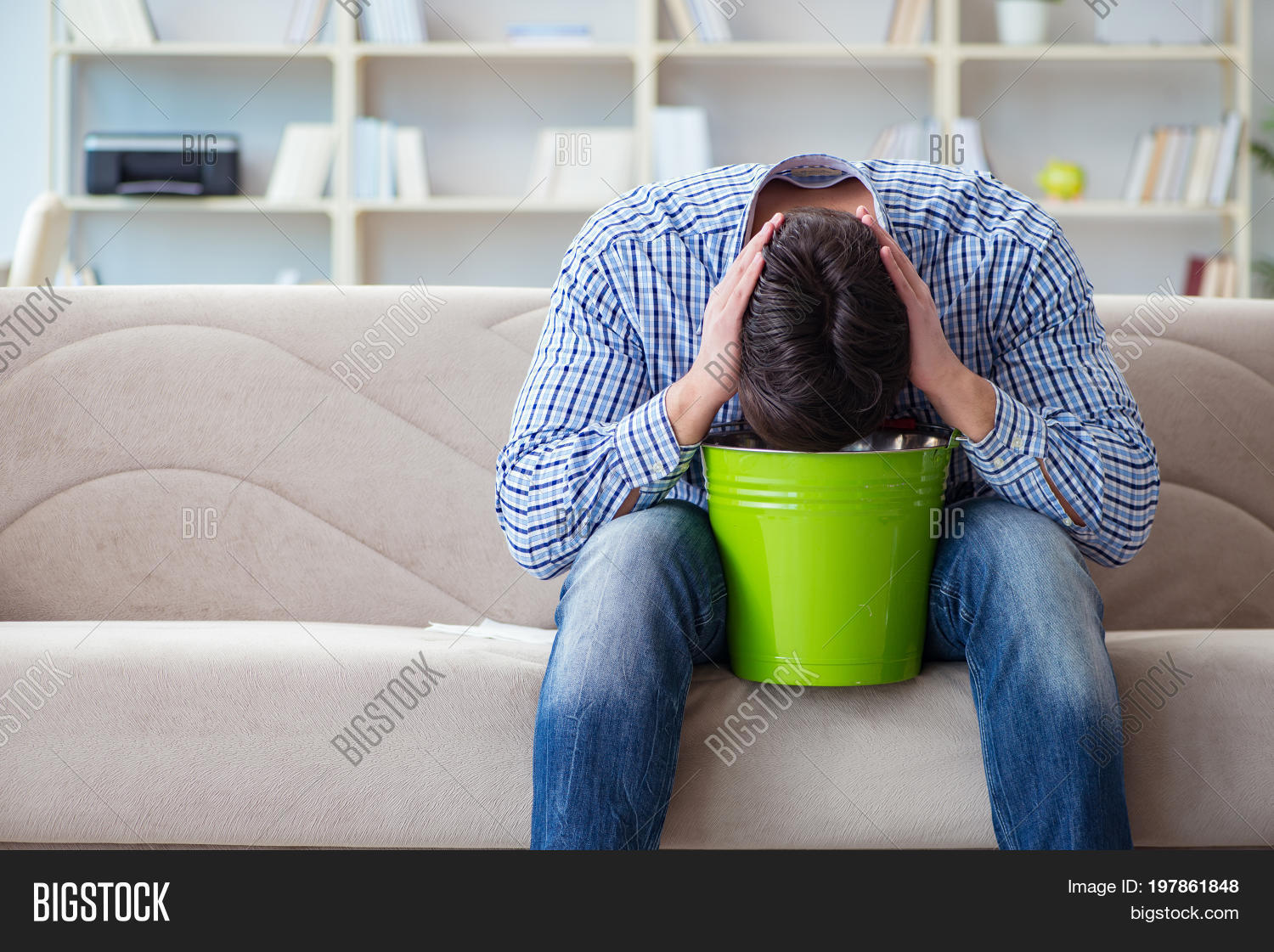 Man Suffering Sick Image & Photo (Free Trial) | Bigstock