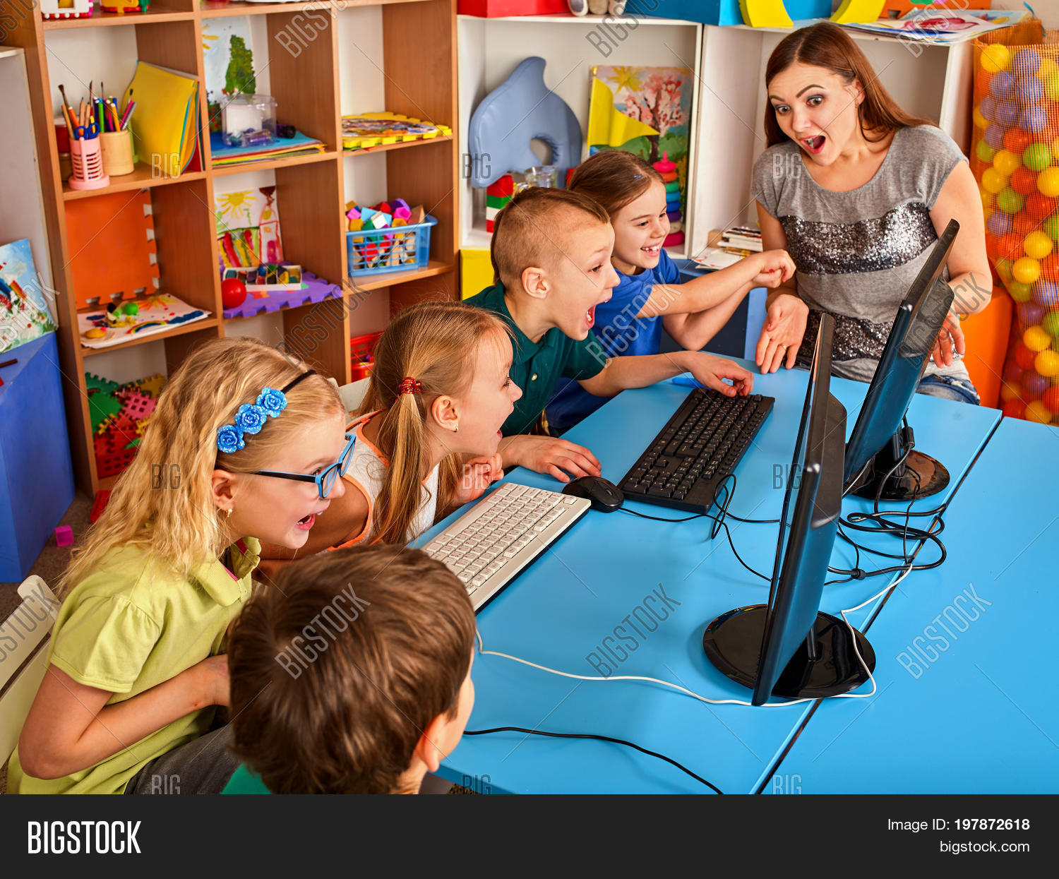 Children Computer Image & Photo (Free Trial) | Bigstock