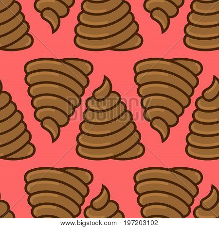 Shit Pattern. Poop Vector & Photo (Free Trial) | Bigstock