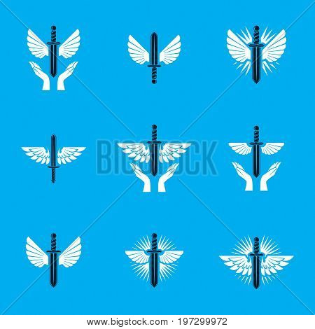 Guardian Angel Vector Vector & Photo (Free Trial) | Bigstock
