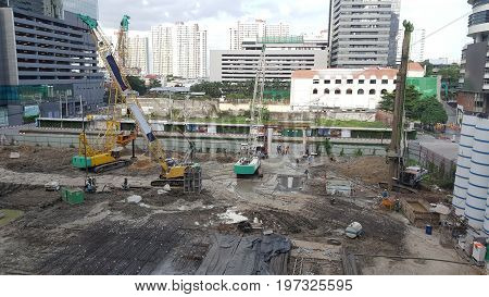 Construction Site City Image & Photo (Free Trial) | Bigstock