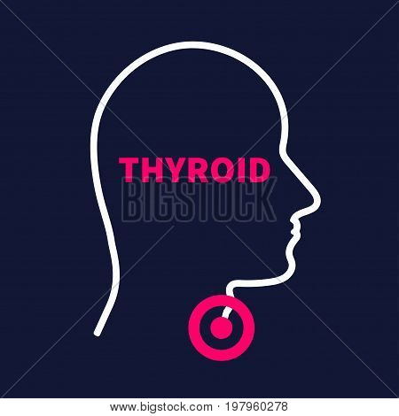 Logo Thyroid Disease Vector & Photo (Free Trial) | Bigstock