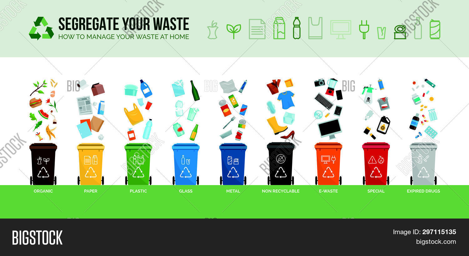 Waste Collection, Vector & Photo (Free Trial) | Bigstock