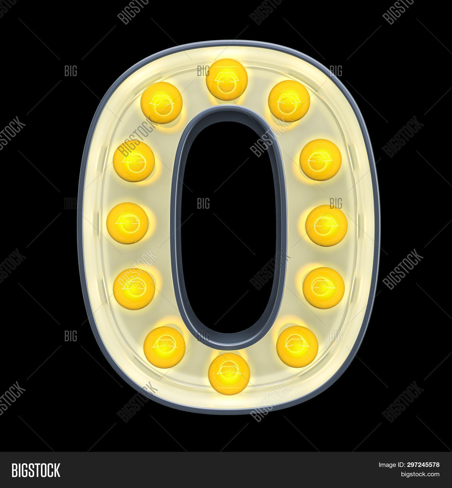 Light Bulb Number 0, Image & Photo (Free Trial) | Bigstock