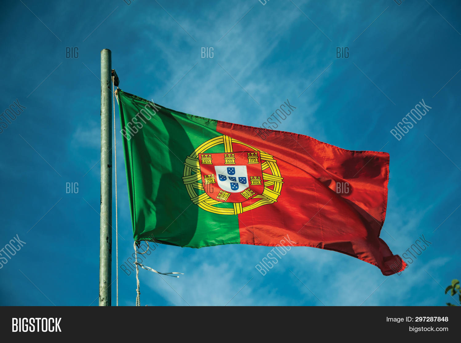 Close- Portuguese Flag Image & Photo (Free Trial) | Bigstock