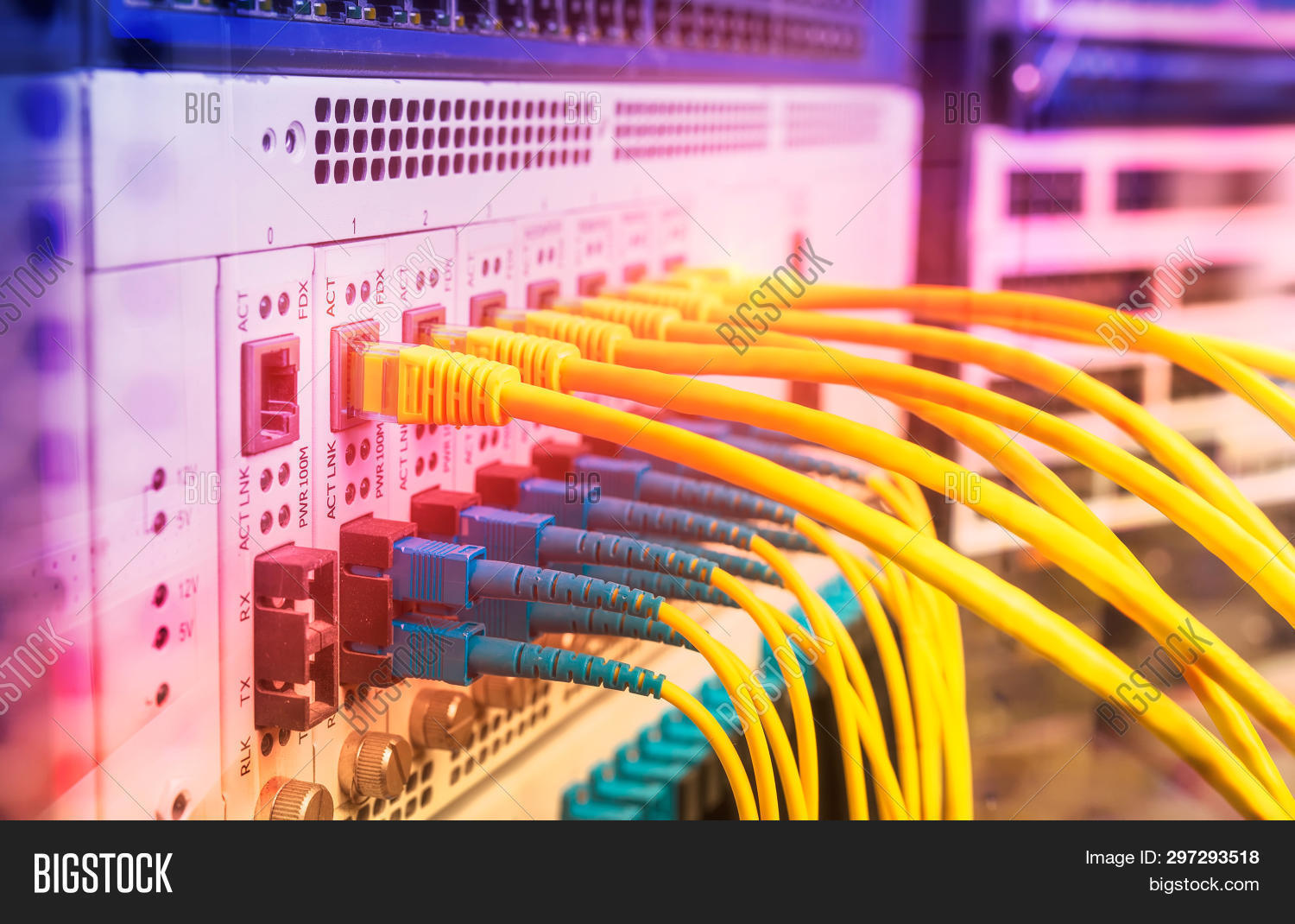 Fiber Optic Cables Image & Photo (Free Trial) | Bigstock