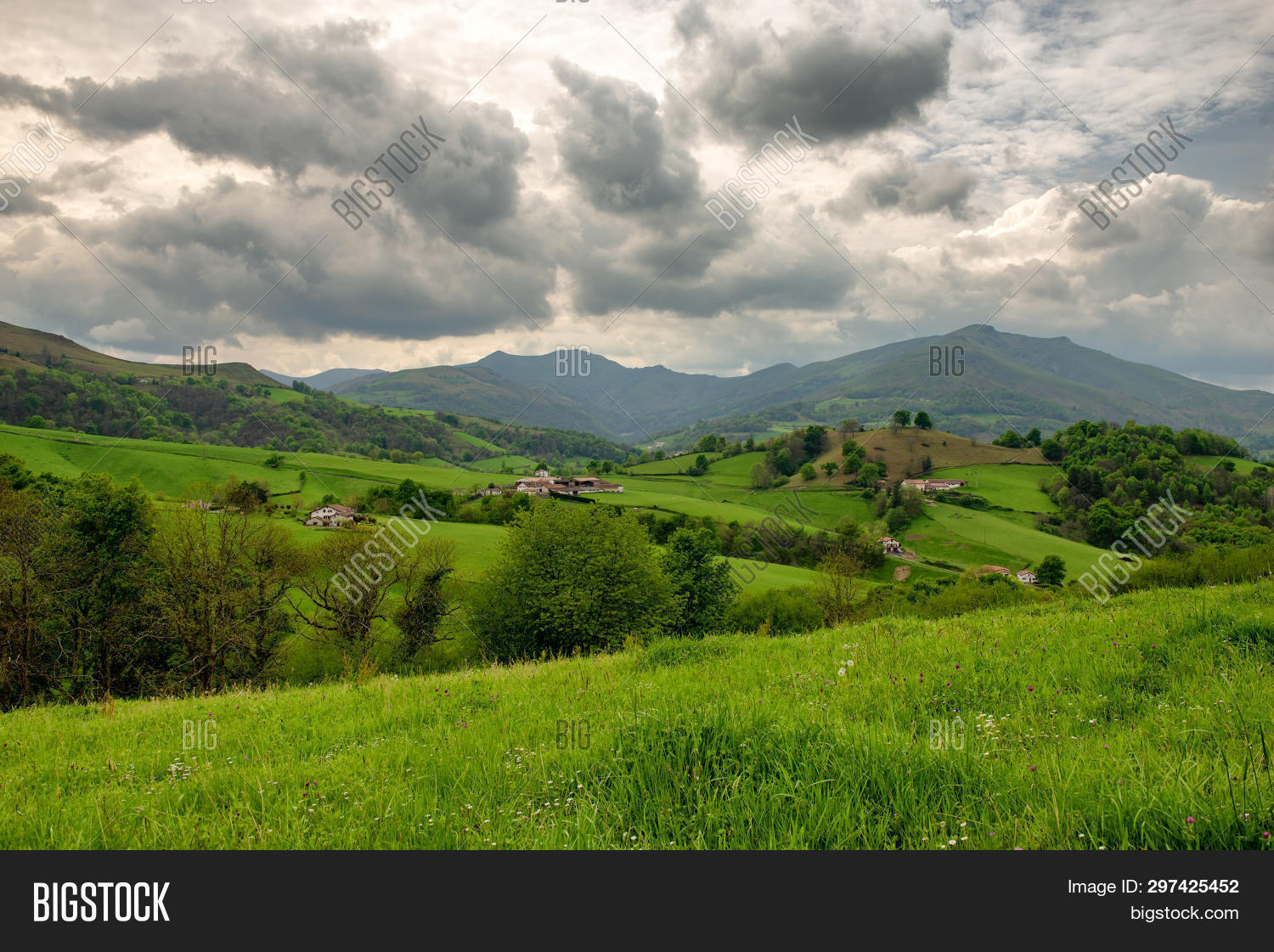 Landscape Pays Basque Image & Photo (Free Trial) | Bigstock