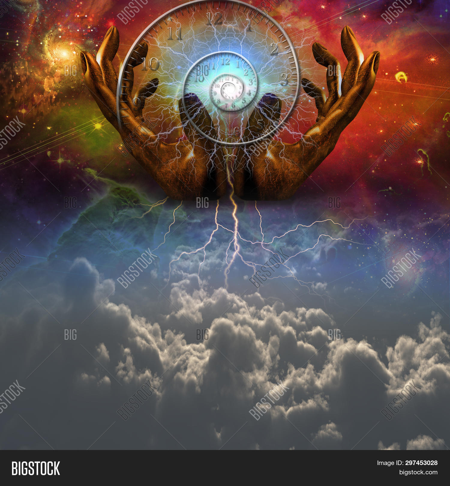 Surrealism. Hands God Image & Photo (Free Trial) | Bigstock