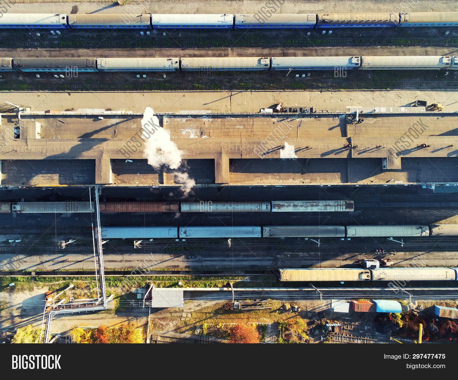 Aerial View Railroad Image & Photo (Free Trial) | Bigstock