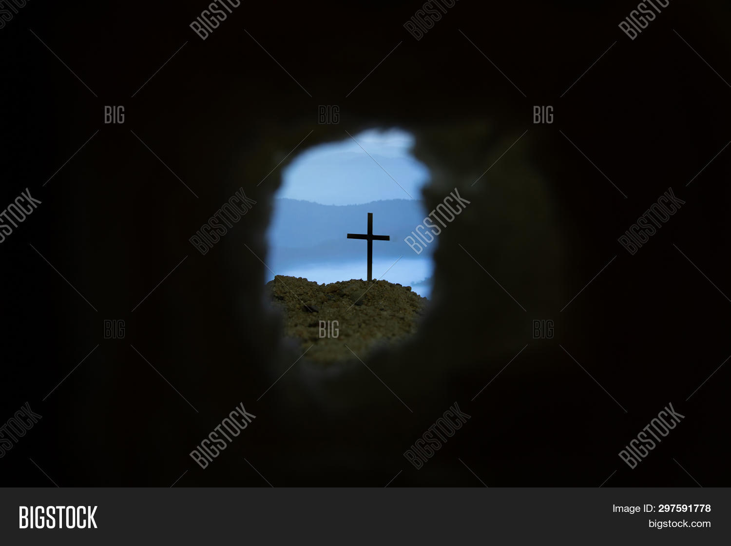 Empty Tomb Cross Image & Photo (Free Trial) | Bigstock