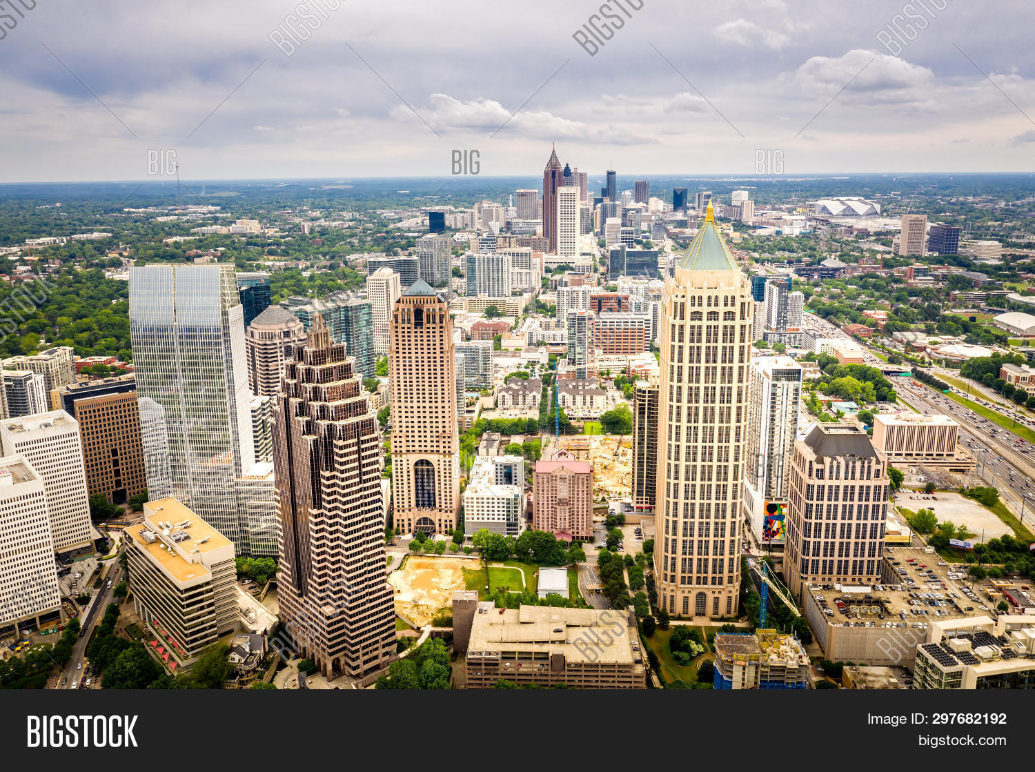 Aerial View Midtown Image & Photo (Free Trial) | Bigstock